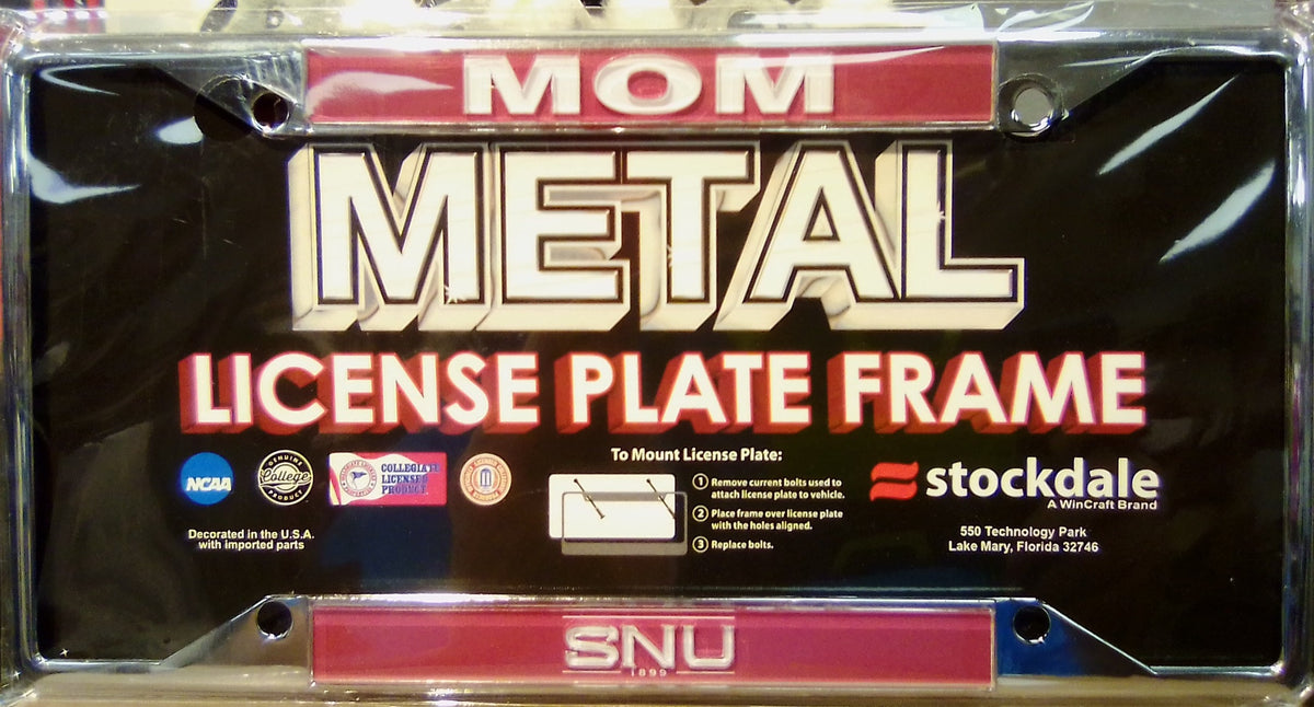 STK-G-LICENSE PLATE FRAME – Southern Nazarene Campus Store