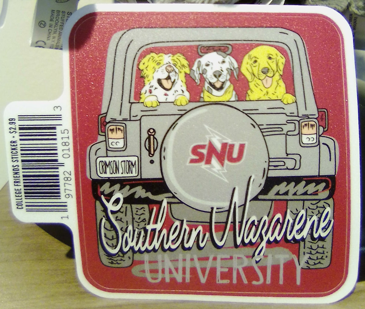 4 inch Weather Resistant Sticker, College Friends – Southern Nazarene ...